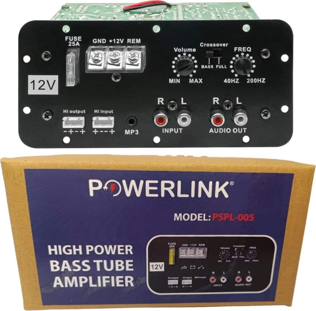 Powerlink Solar 12V Mono Channel 120W Car Multi Channel Amplifier ...